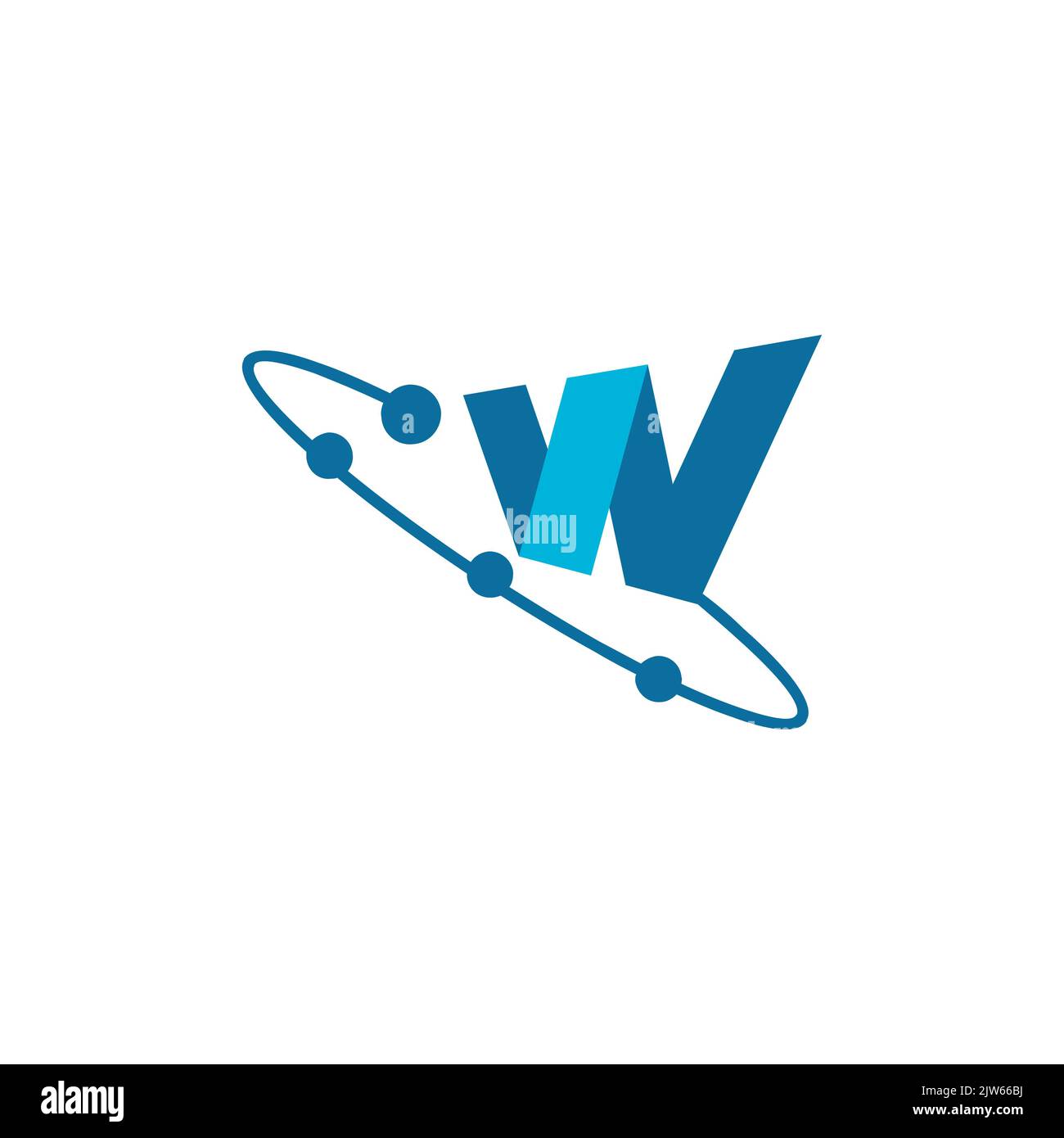 letter W technology logo icon vector graphic design Stock Vector Image ...