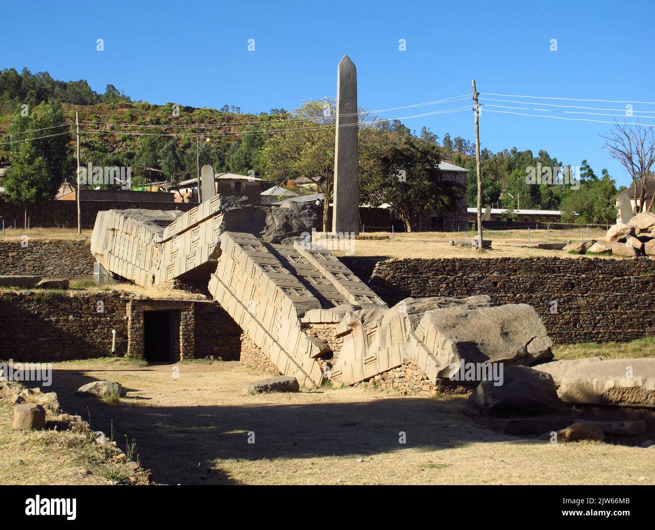 Obelisks of aksum in ethiopia hi-res stock photography and images - Alamy