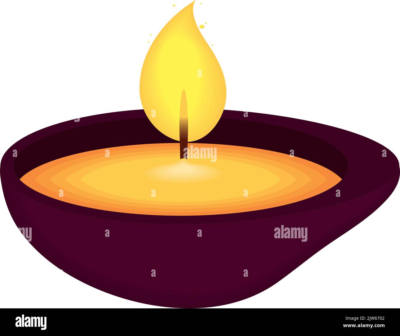 diwali diya decoration Stock Vector Image & Art - Alamy