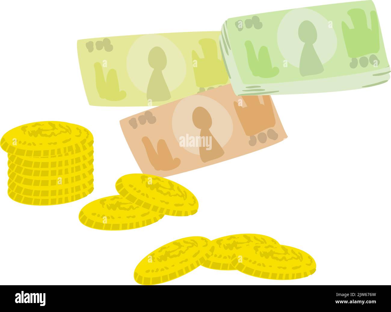 Lot coins Stock Vector Images - Alamy