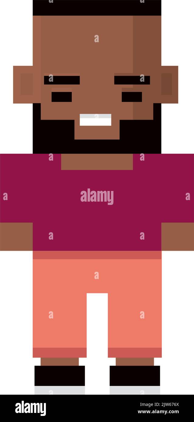 The 8 bit guy Stock Vector Images - Alamy