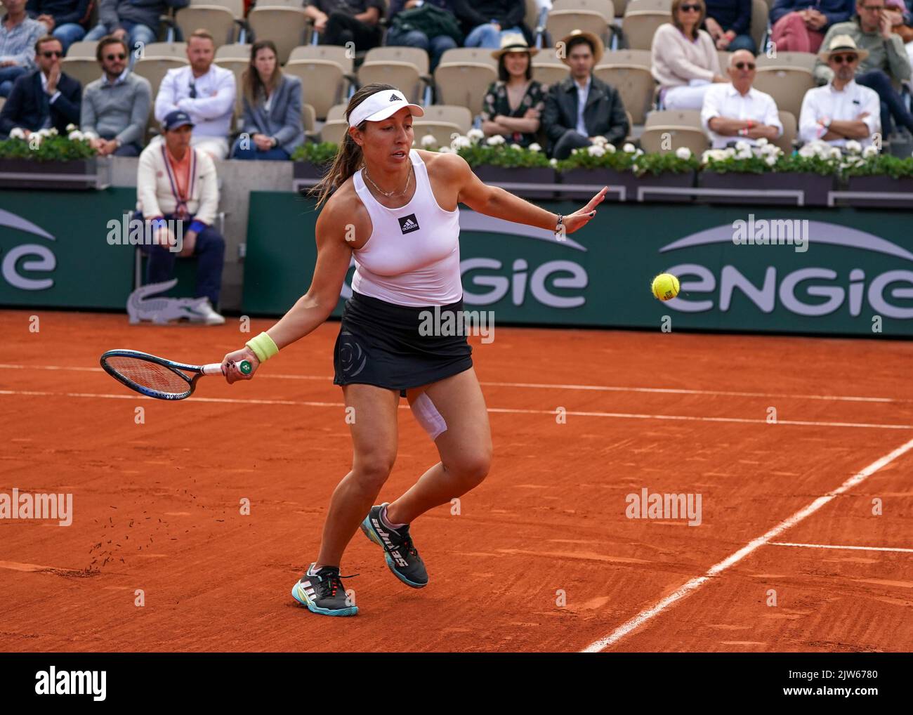 Professional tennis player Jessica Pegula of United States in action ...