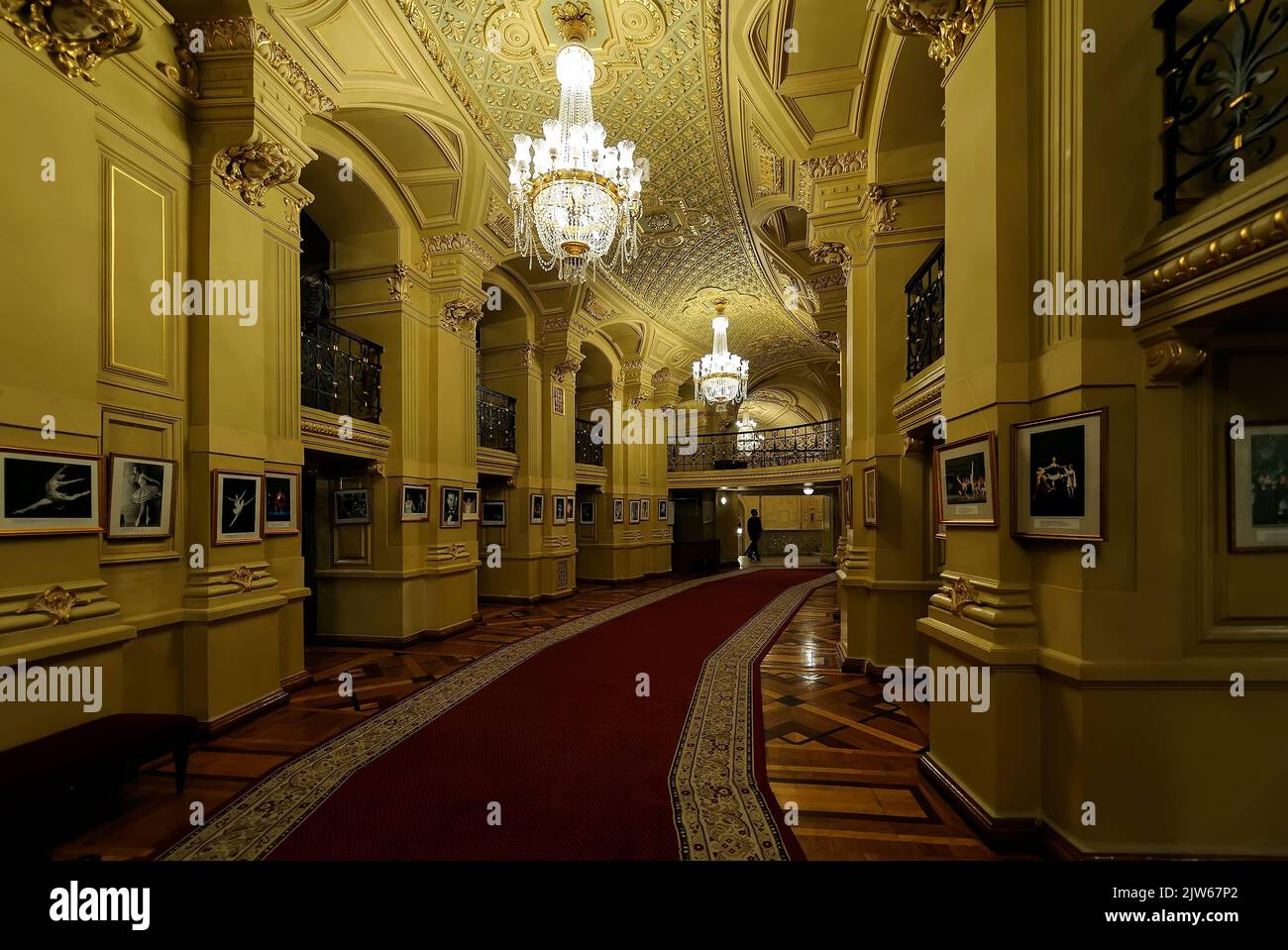 Interiors of The Taras Shevchenko Ukrainian National Opera Hous in Kyiv ...