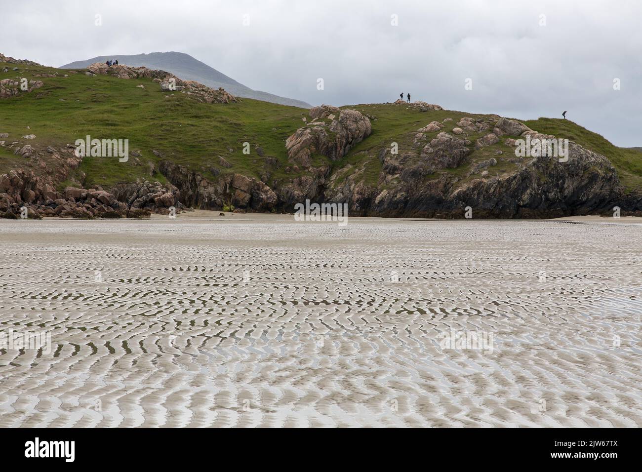 Uig Sands at low tide, Uig, Lewis, Isle of Lewis, Hebrides, Outer ...