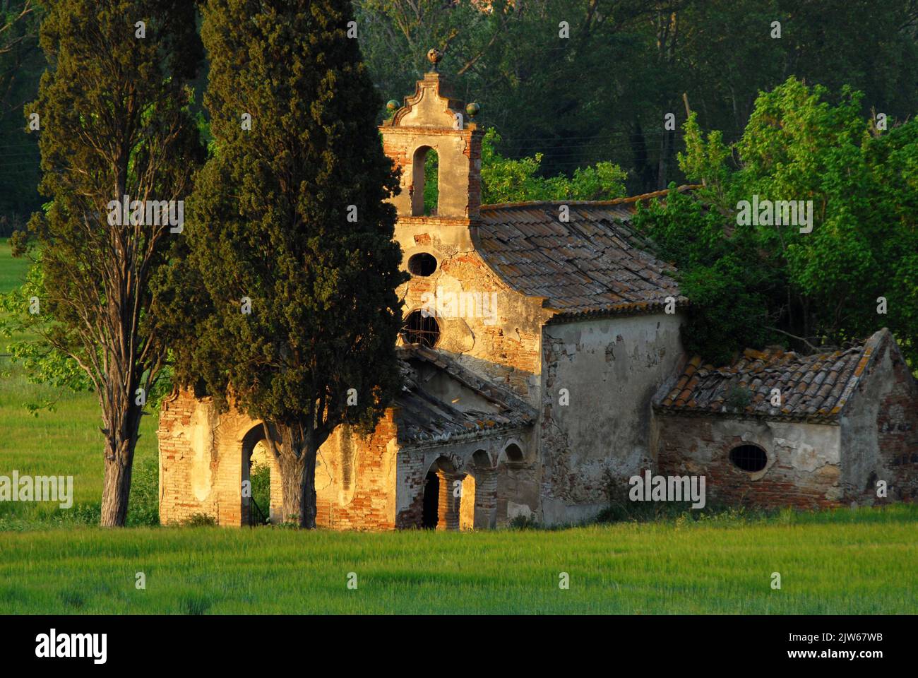 Abandoned church and tree and spain hi-res stock photography and images ...