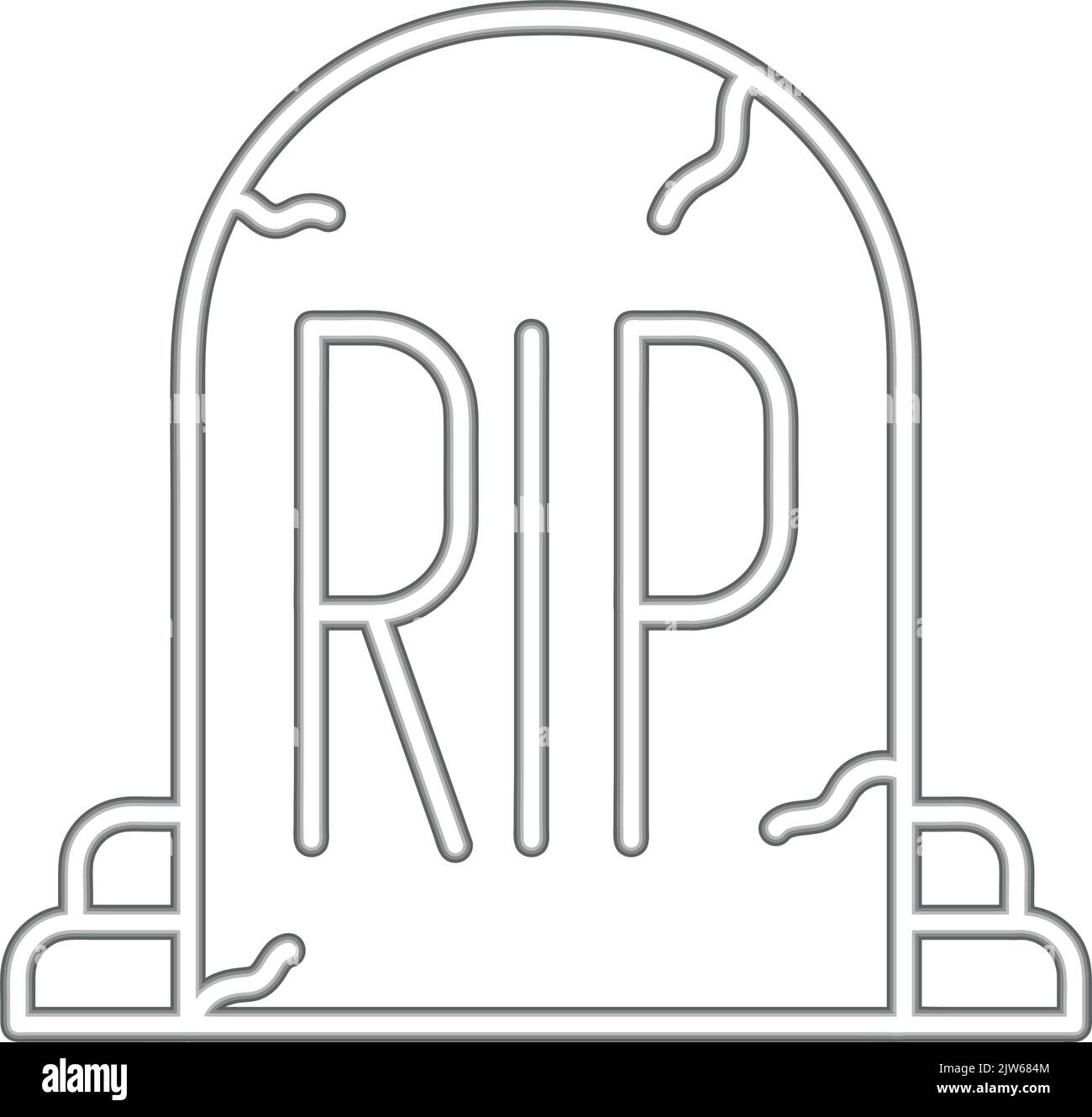 halloween tombstone rip Stock Vector Image & Art - Alamy