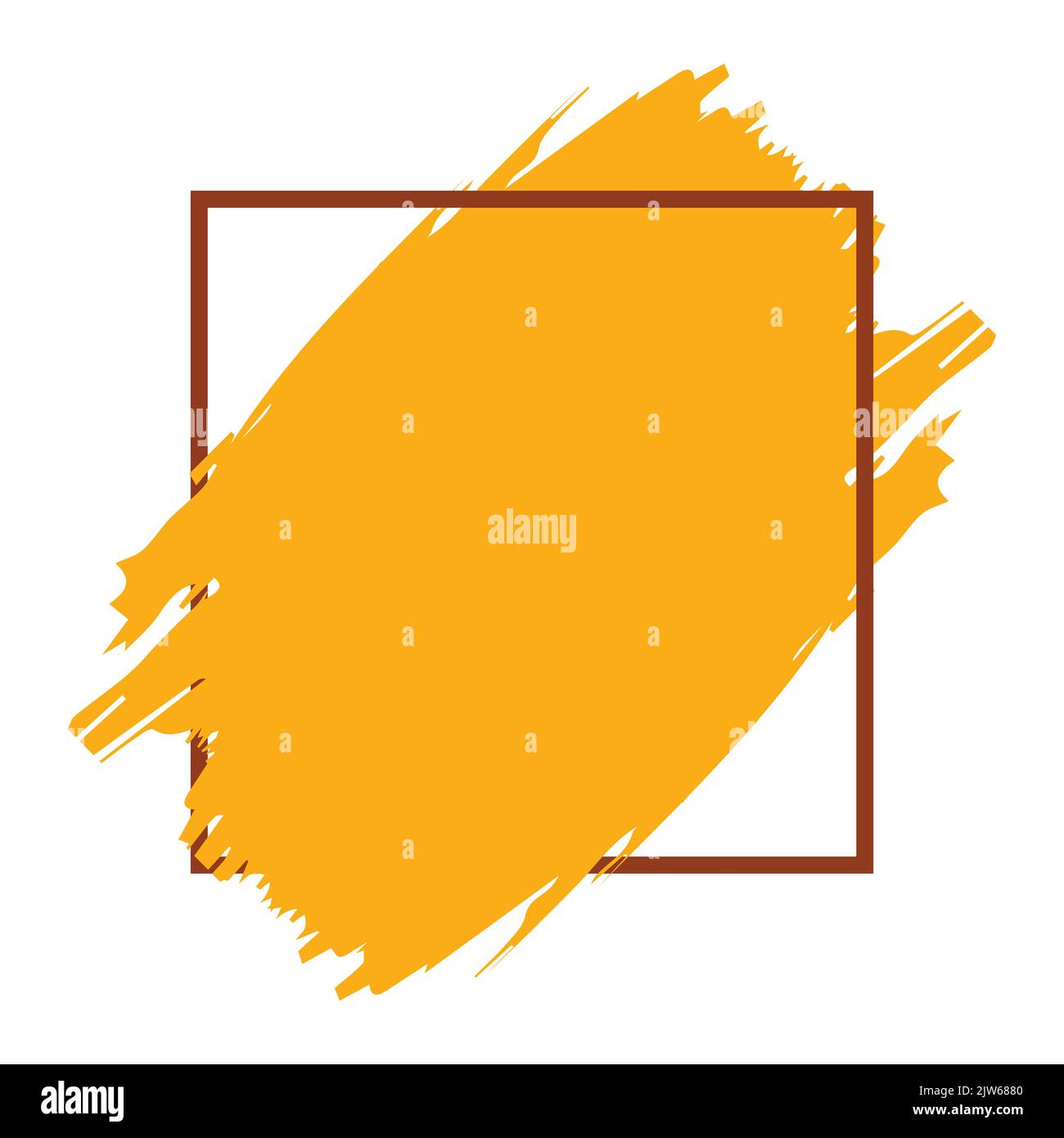 Abstract frame grunge brush stroke background Stock Vector Image & Art ...
