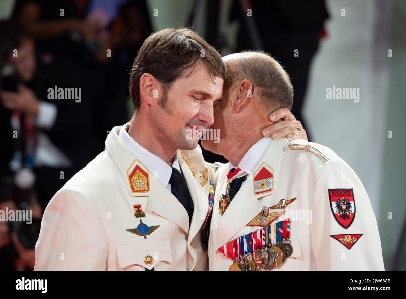 Mario Falak and Charles Eismayer attends the "Master Gardner" red ...