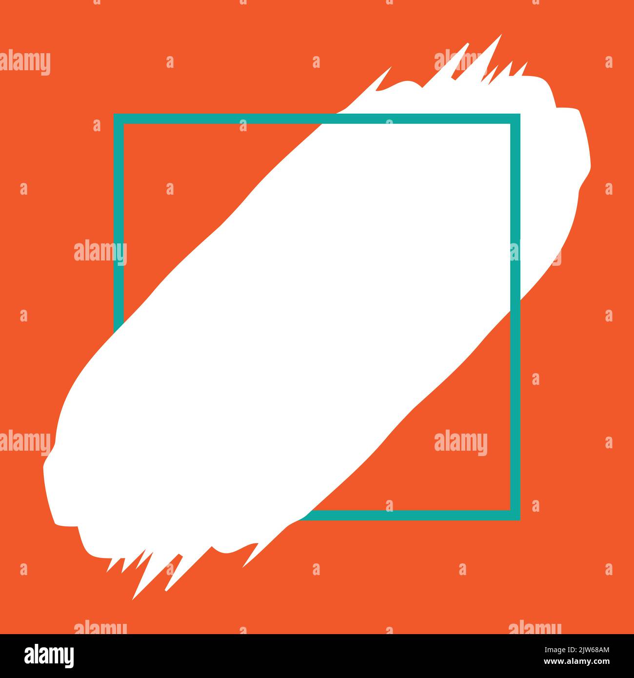 Abstract frame grunge brush stroke background Stock Vector Image & Art ...