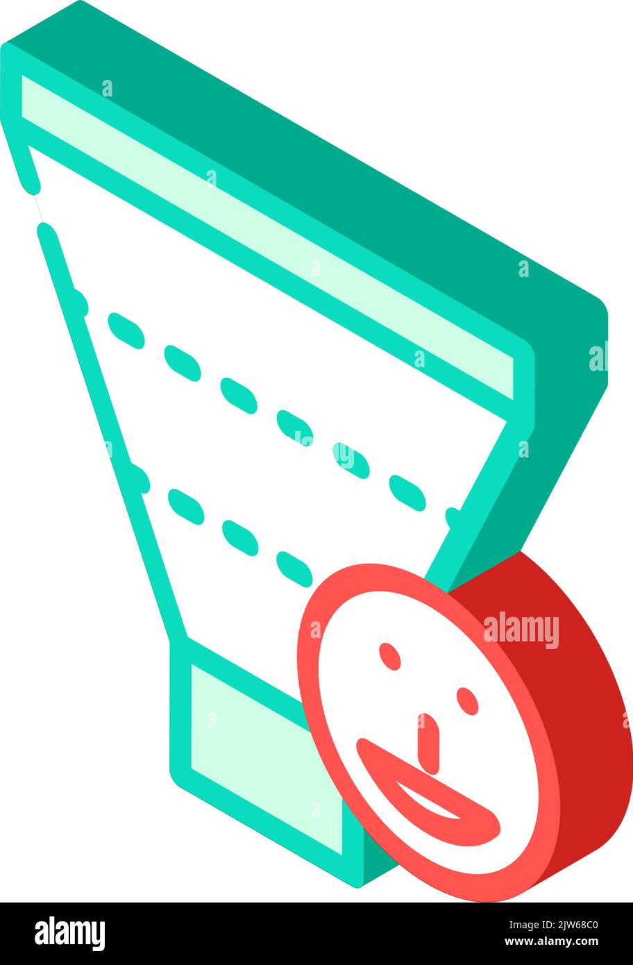 hot leads isometric icon vector illustration Stock Vector Image & Art ...