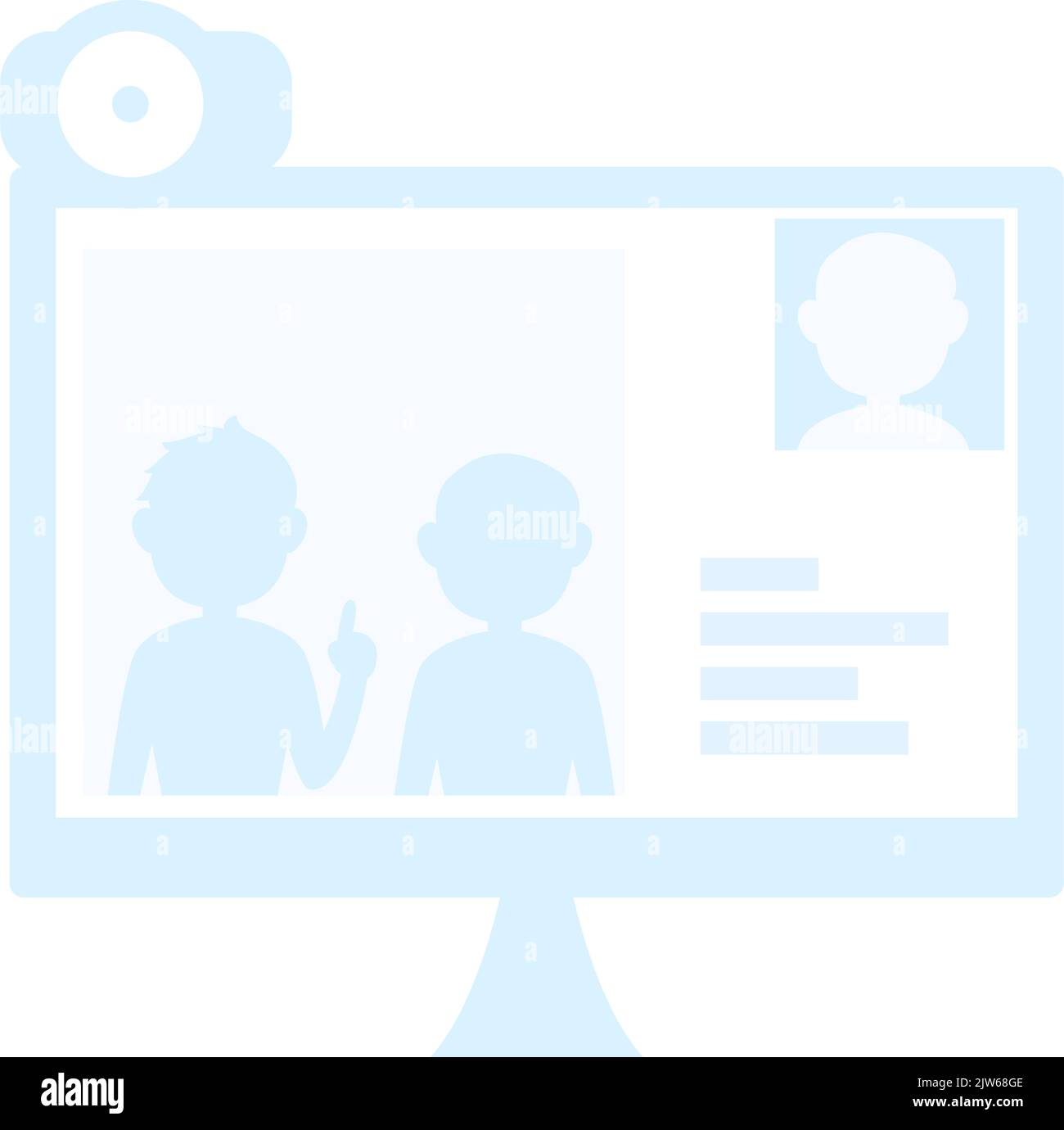 Video conference light Cut Out Stock Images & Pictures - Alamy