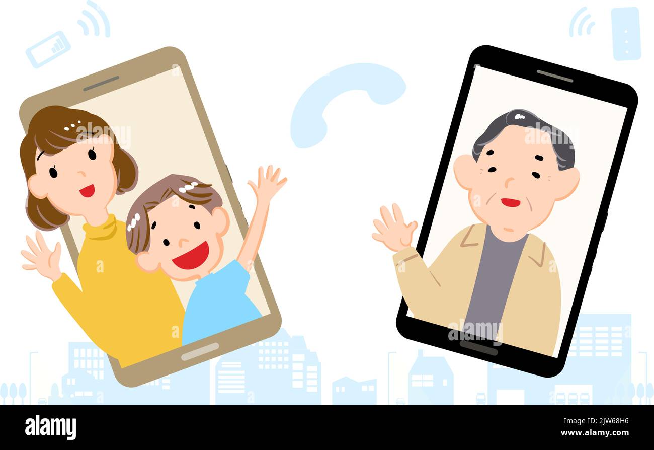 Woman making call Stock Vector Images - Alamy