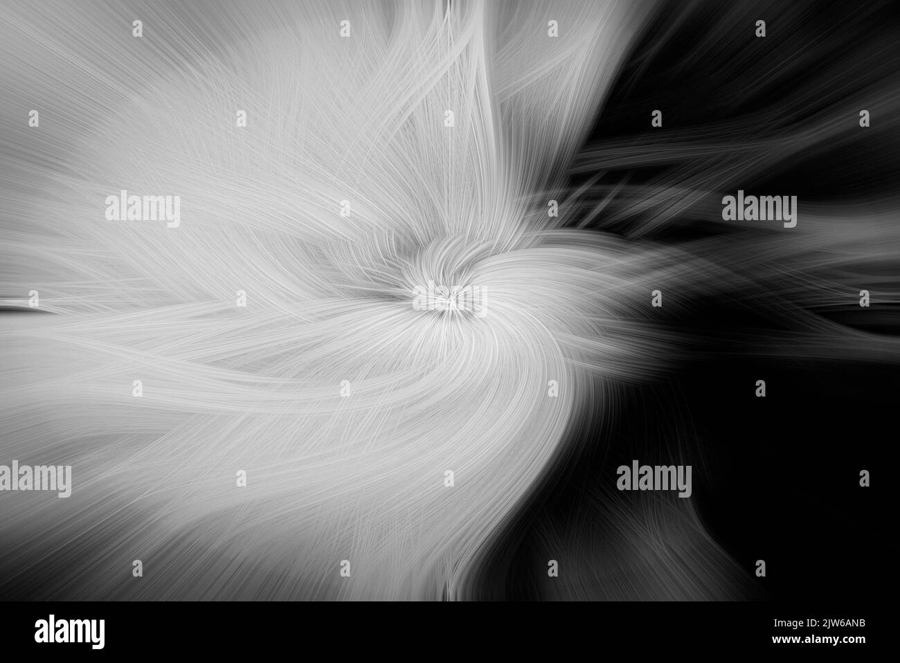 Abstract futuristic background in motion Black and White Stock Photos ...