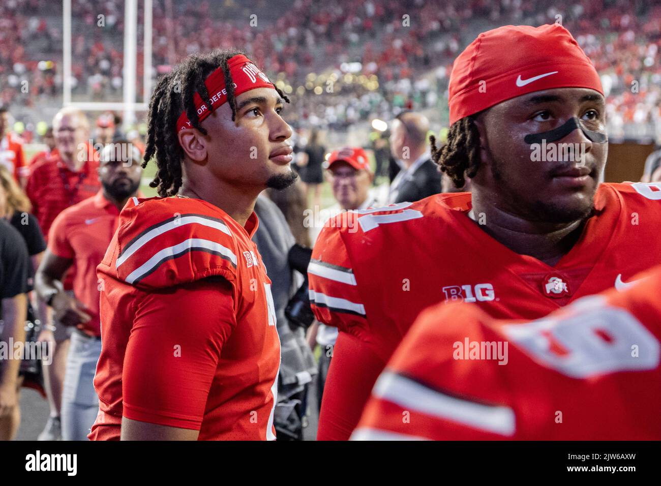 Columbus, Ohio, USA. 3rd Sep, 2022. Ohio State Buckeyes quarterback C.J ...