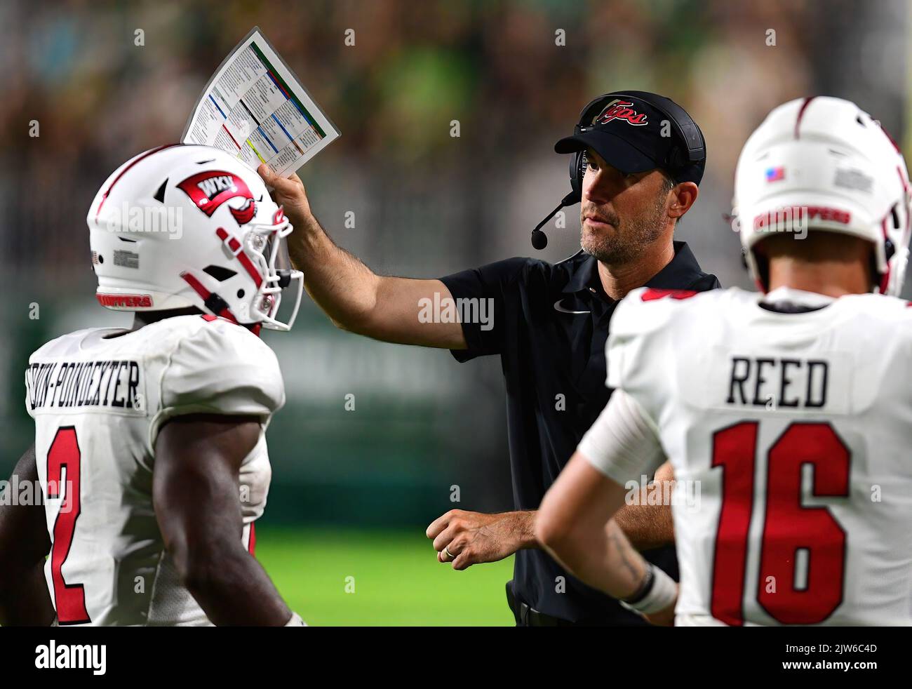 Honolulu, Hawaii, USA. 3rd Sep, 2022. Western Kentucky Hilltoppers head ...