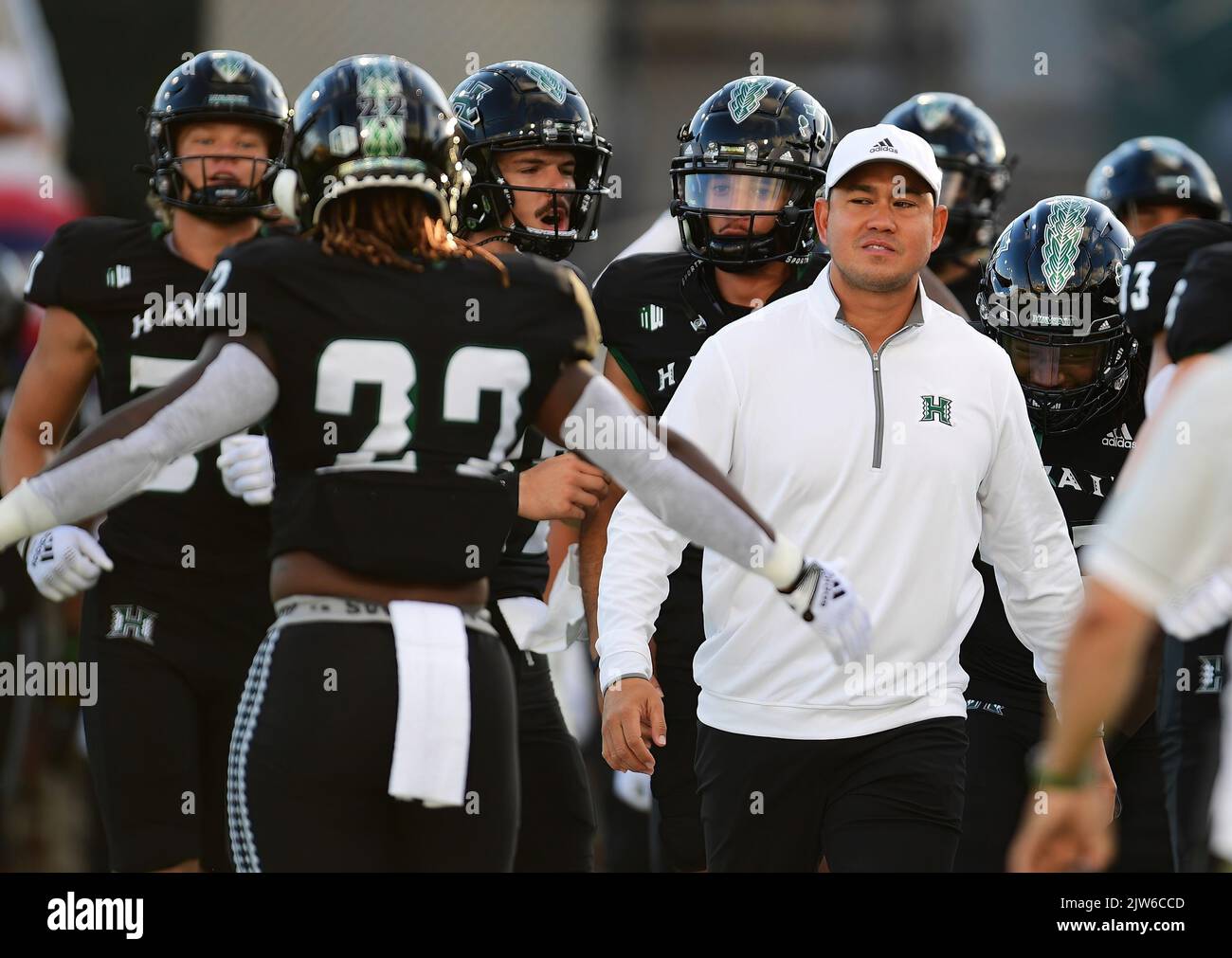 Hawaii warriors football hi-res stock photography and images - Alamy