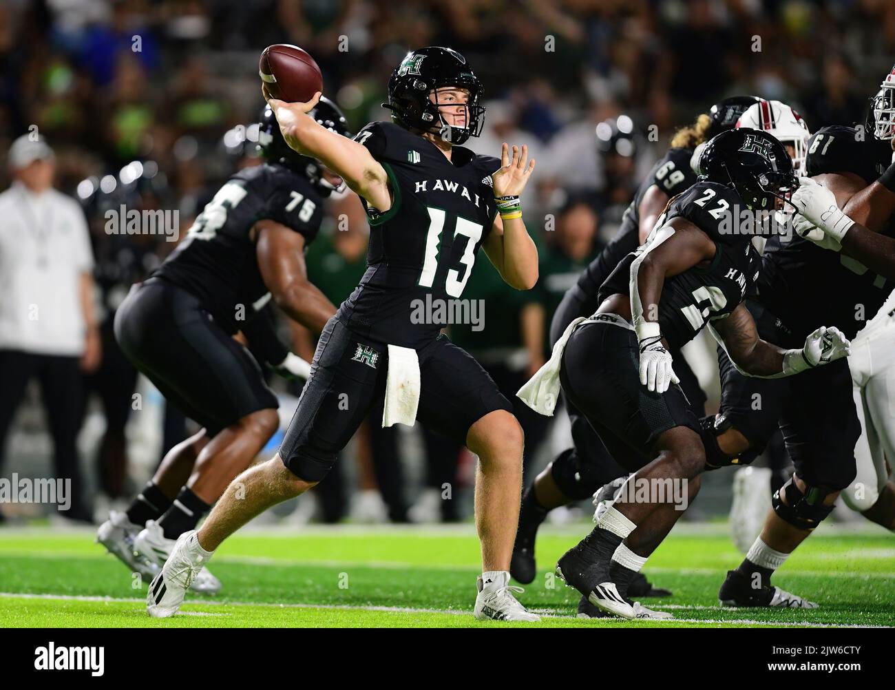 Honolulu, Hawaii, USA. 3rd Sep, 2022. Hawaii Rainbow Warriors ...
