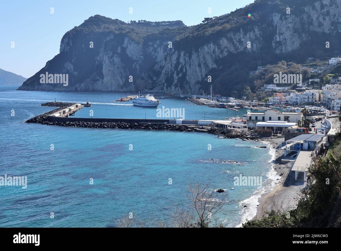 Capri - Porto di Marina Grande dalla litoranea Stock Photo - Alamy