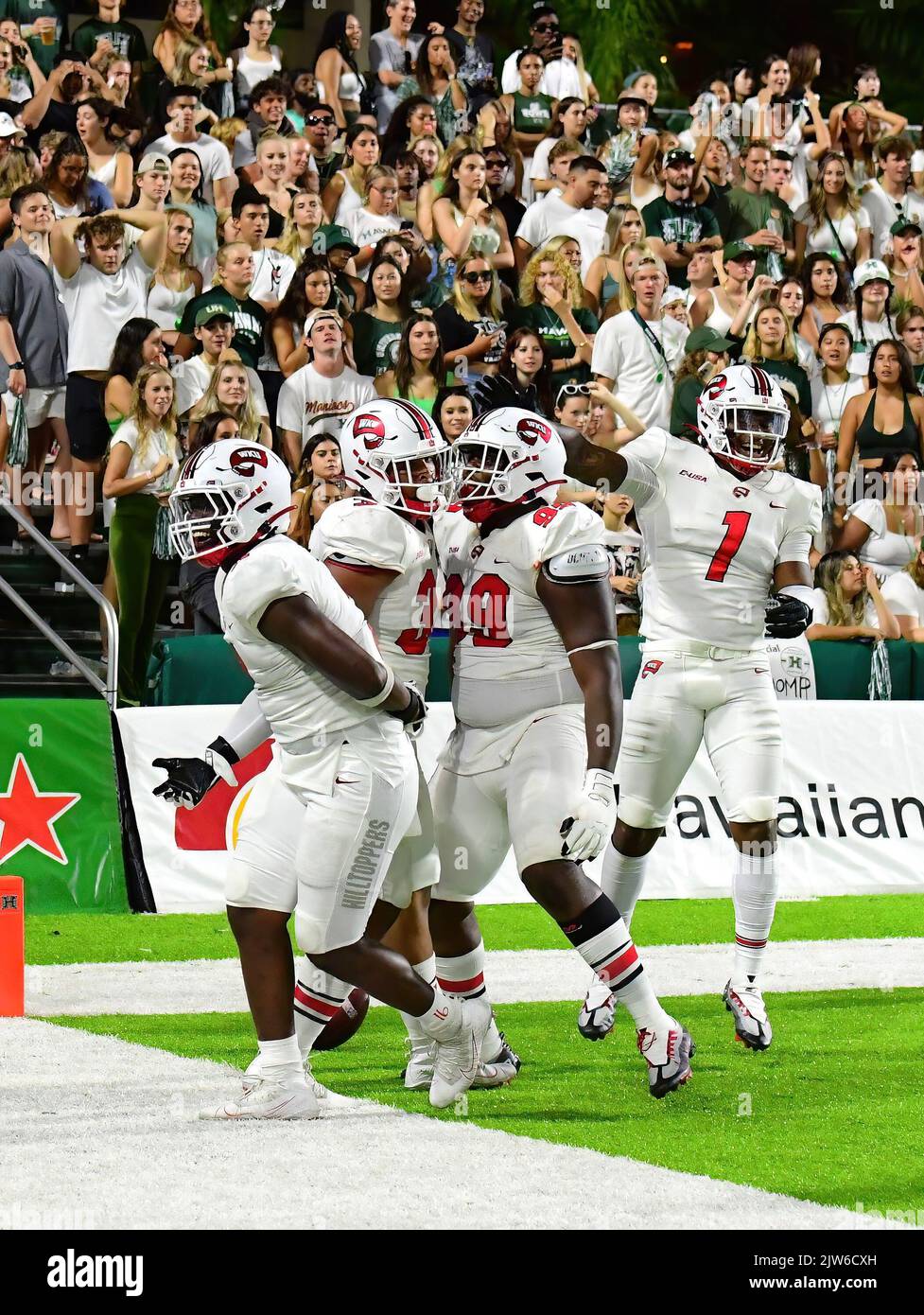 Hawaii warriors football hi-res stock photography and images - Alamy