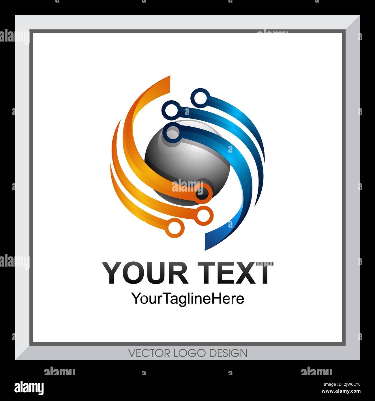 New logo template, vector icon illustration design, modern logo ...