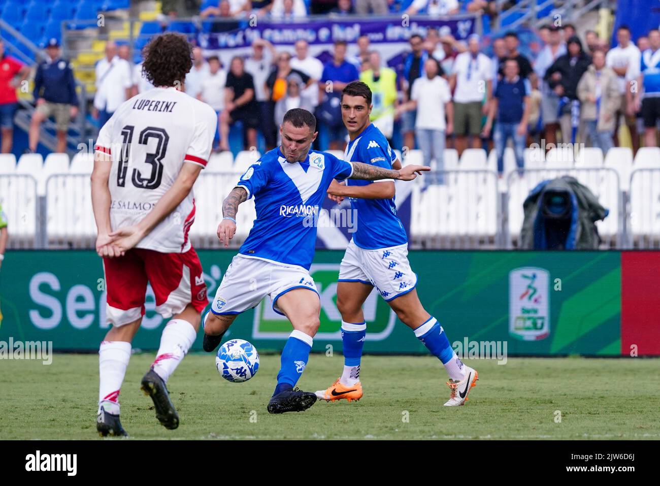 Federico Viviani (Brescia FC) during the Italian soccer Serie B match ...