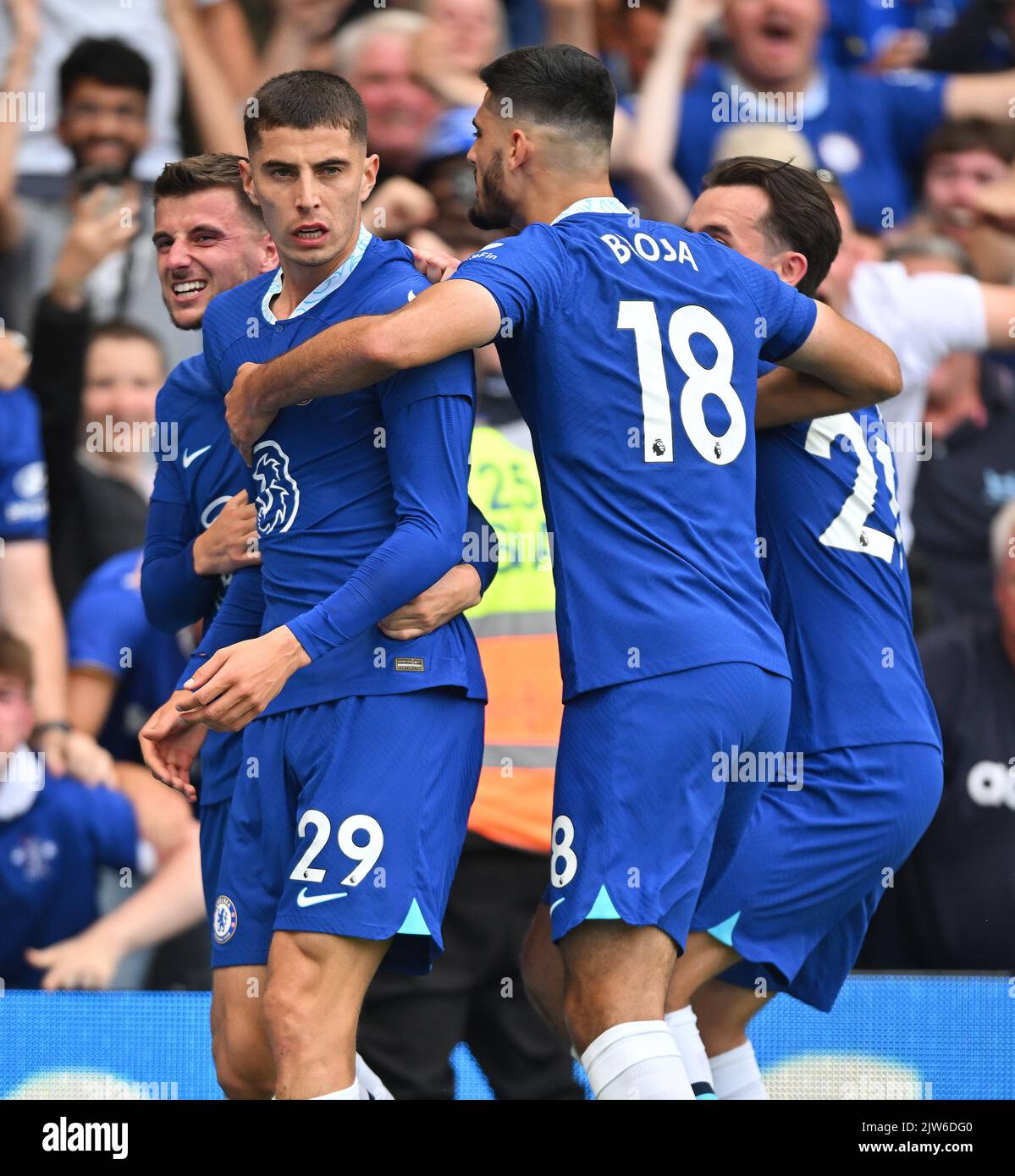 Kai havertz chelsea celebrates hi-res stock photography and images - Alamy