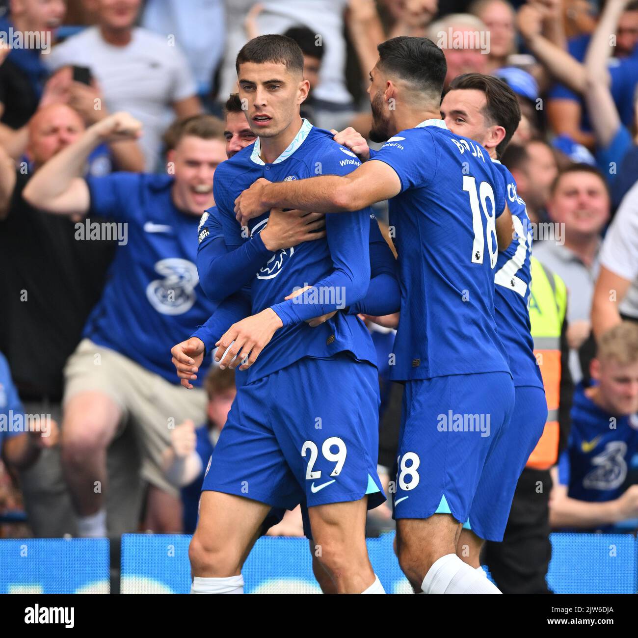 Kai havertz chelsea celebrates hi-res stock photography and images - Alamy