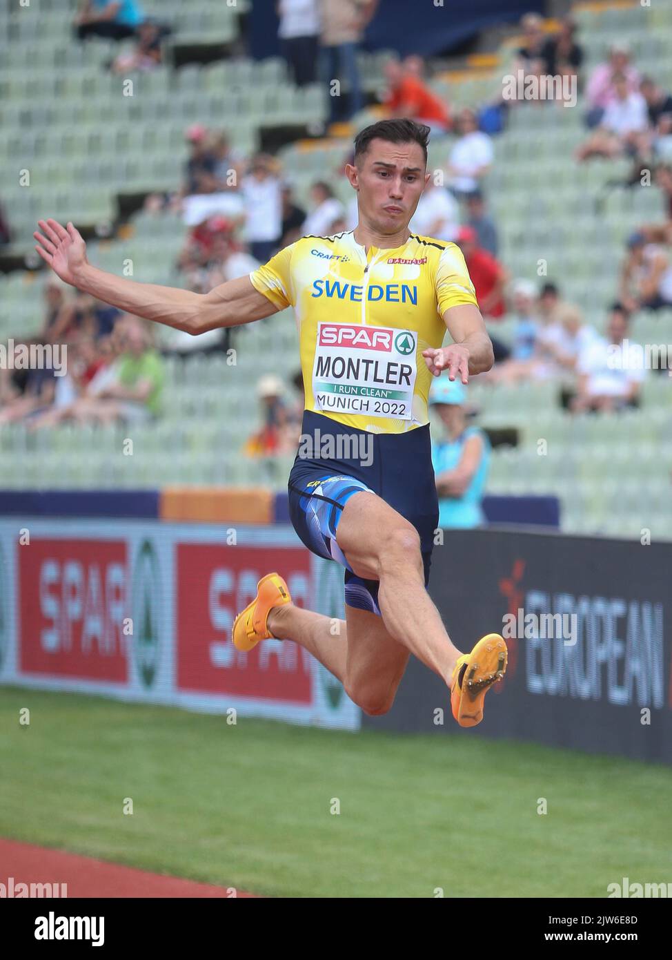 Thobias Montler of Sweden Men's Long Jump during the European Athletics ...