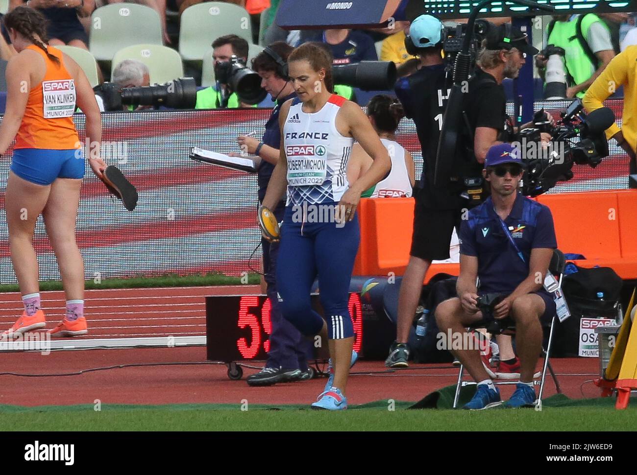 Melina Robert - Michon of France Women's Discus Throwduring the ...