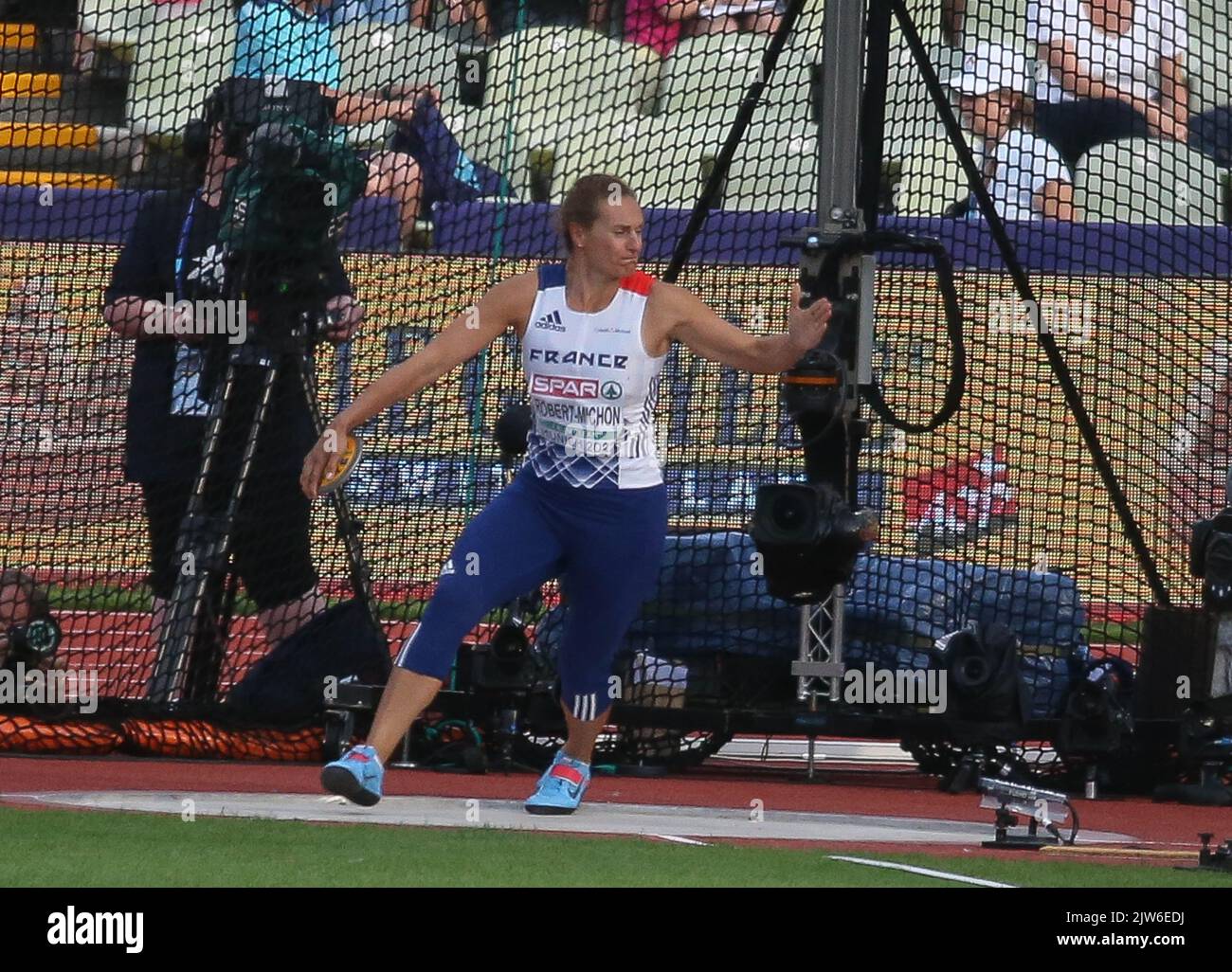 Melina Robert - Michon of France Women's Discus Throwduring the ...