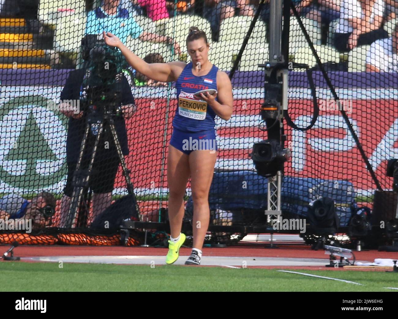 S Perkovic of Croatie Women's Discus Throw during the European ...