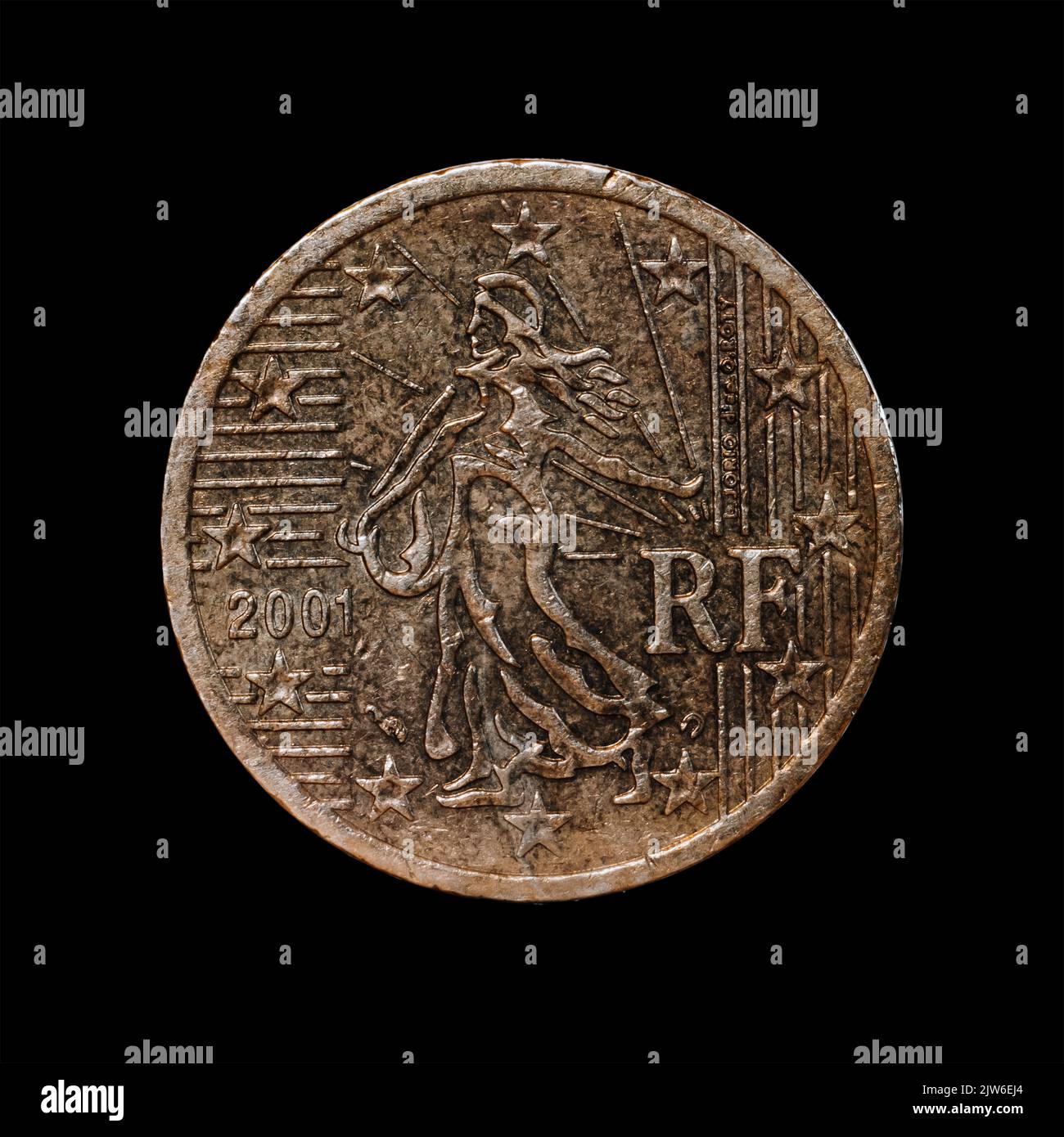 Euro coin back hi-res stock photography and images - Alamy