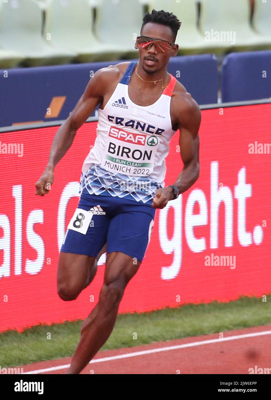 Gilles Biron of France Men's 400m during the European Athletics ...