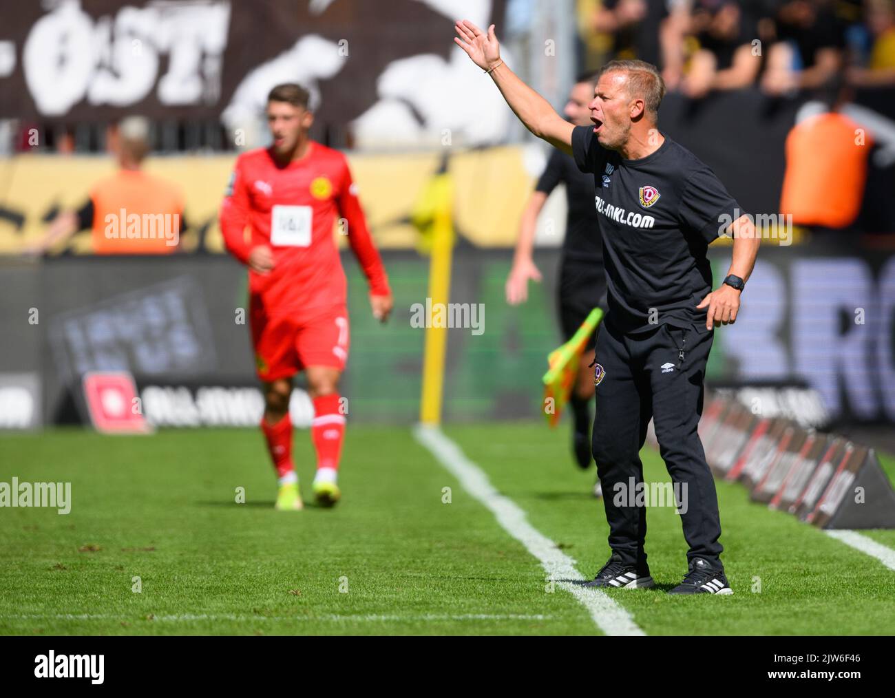 Dresden, Germany. 03rd Sep, 2022. Soccer: 3rd league, SG Dynamo Dresden ...
