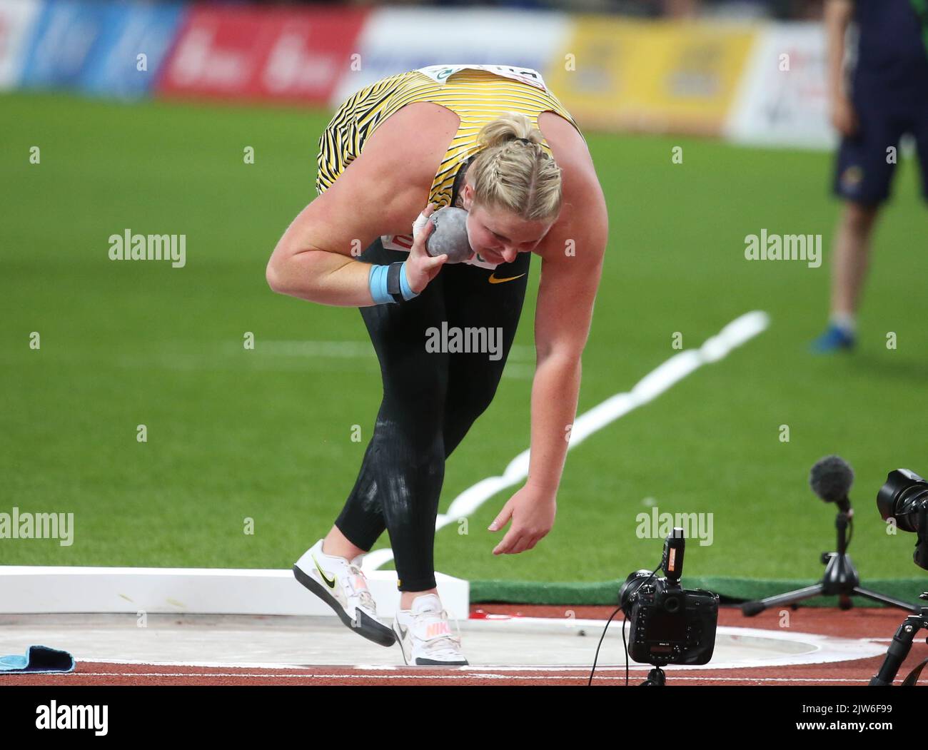 Julia Ritter of Germany Women's Shot Put Final during the European ...