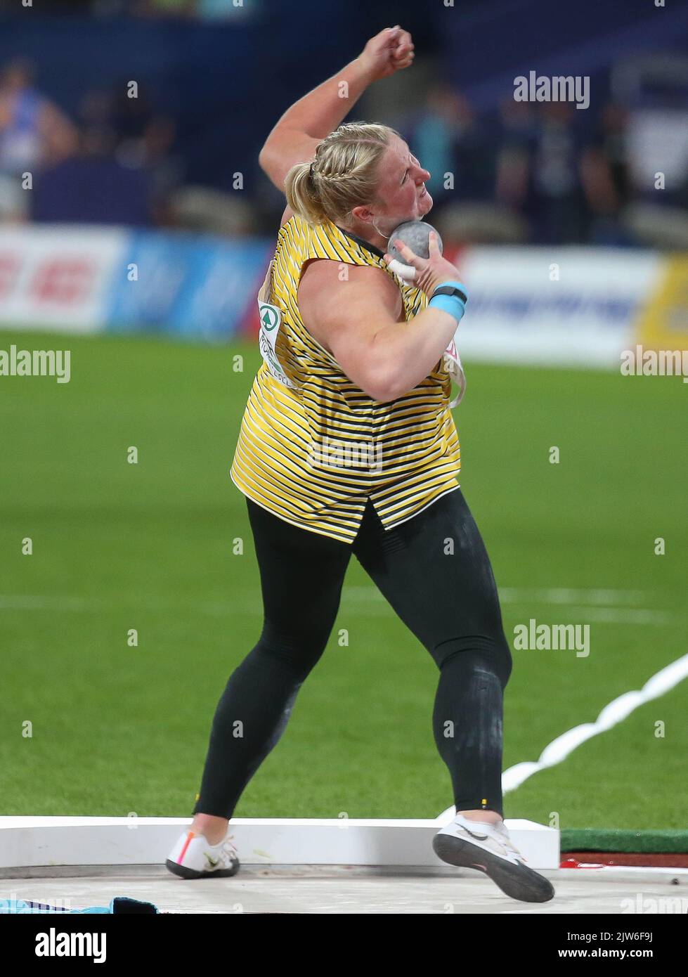 Julia Ritter of Germany Women's Shot Put Final during the European ...