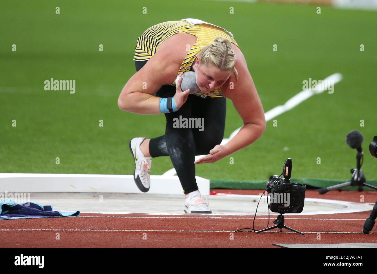 Julia Ritter of Germany Women's Shot Put Final during the European ...