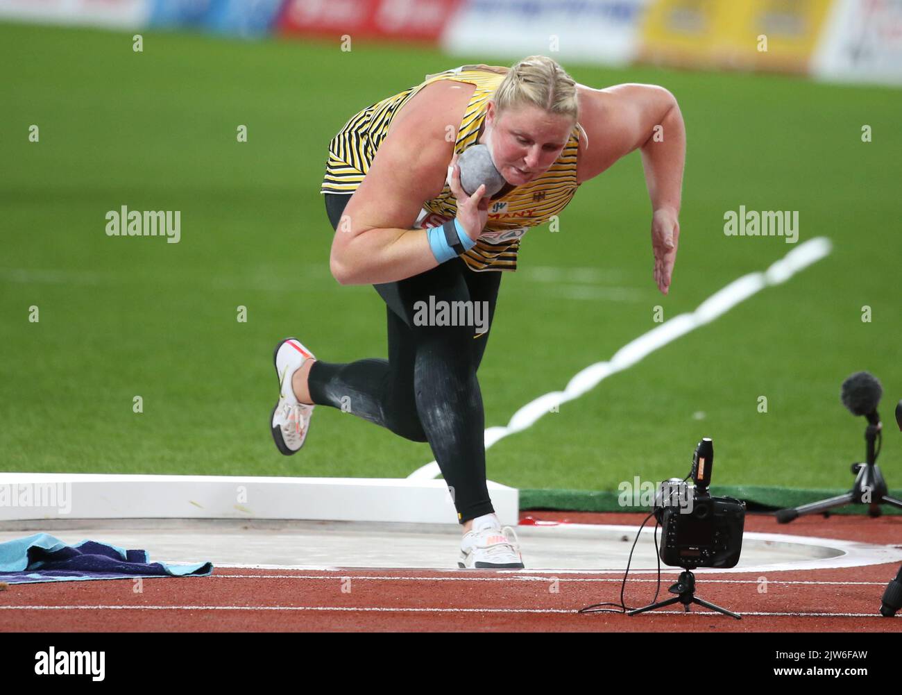 Julia Ritter of Germany Women's Shot Put Final during the European ...