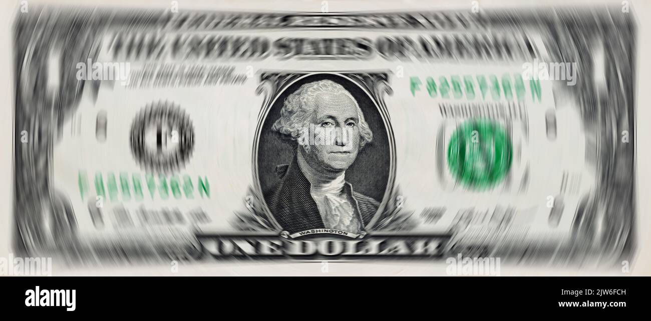 front side of 1 dollar Banknote for design purpose Stock Photo - Alamy