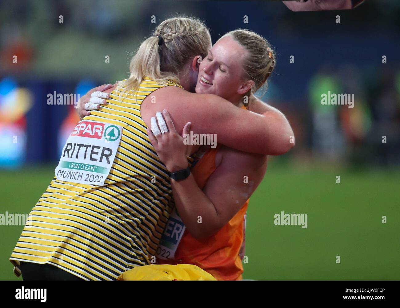 Jessica SCHILDER of Nederland Women's Shot Put Final during the ...