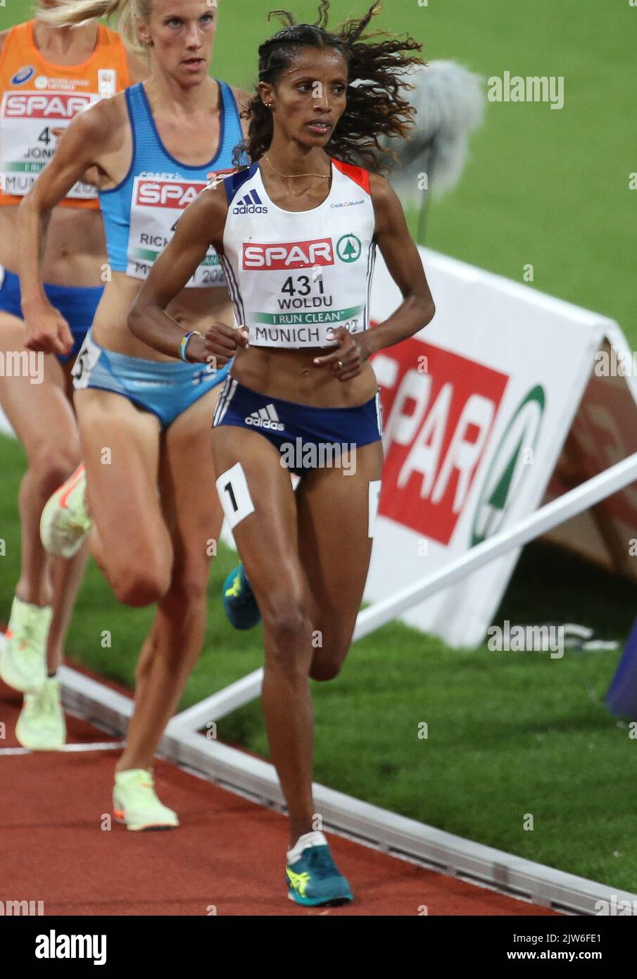 Mekdes Woldu of France Finale Women's 10,000 m during the European ...