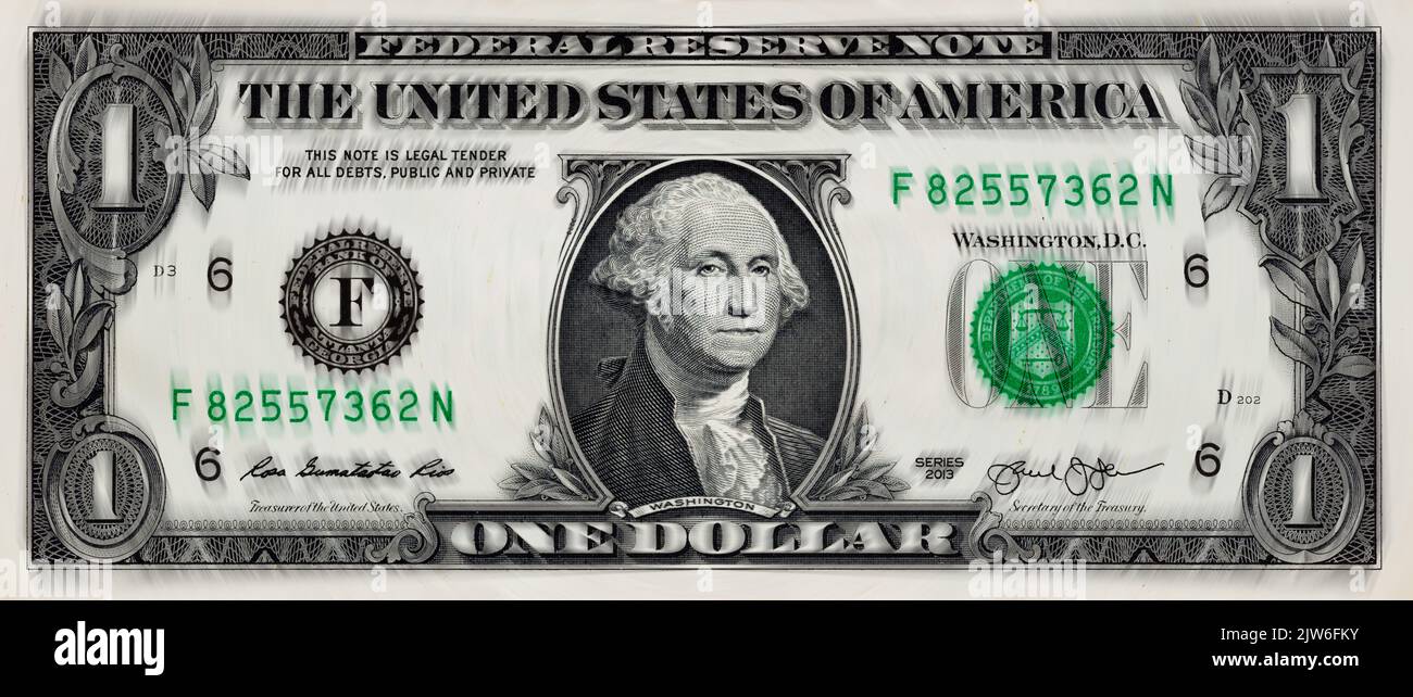 front side of 1 dollar Banknote for design purpose Stock Photo - Alamy