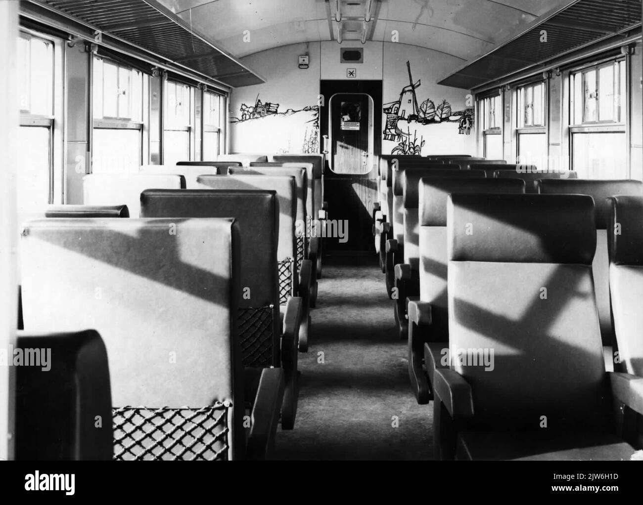 Interior of a 2nd class department The Electric train set no. 790 (Mat ...
