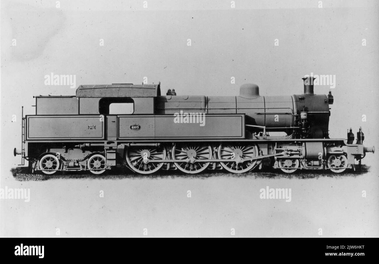 Image of the steam locomotive No. 6103 (series 6100) of the N.S Stock ...