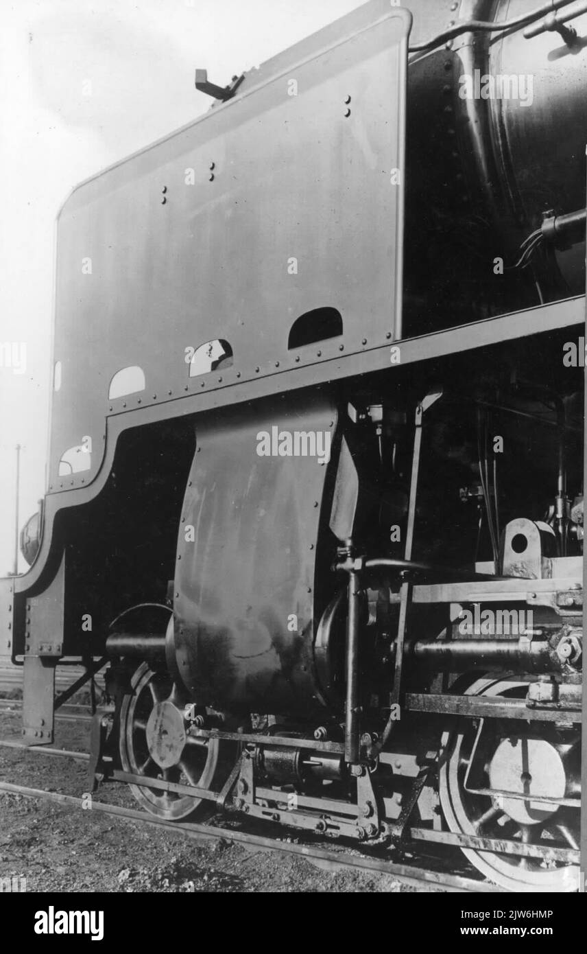 Image of a Windleiplaat on the front part of a steam locomotive from ...