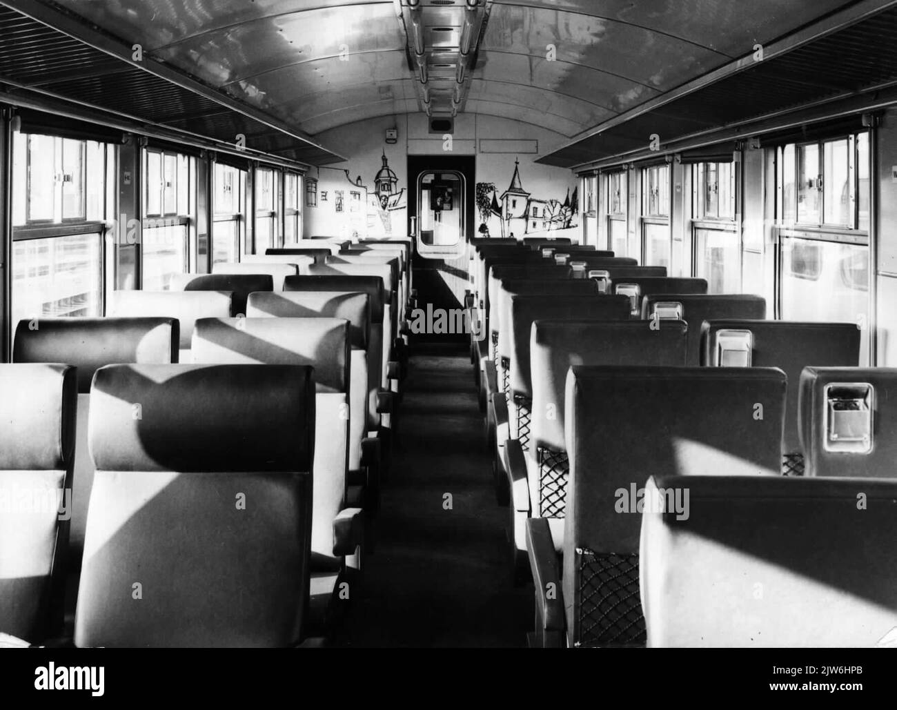 Interior of a 2nd class department The Electric train set no. 790 (Mat ...