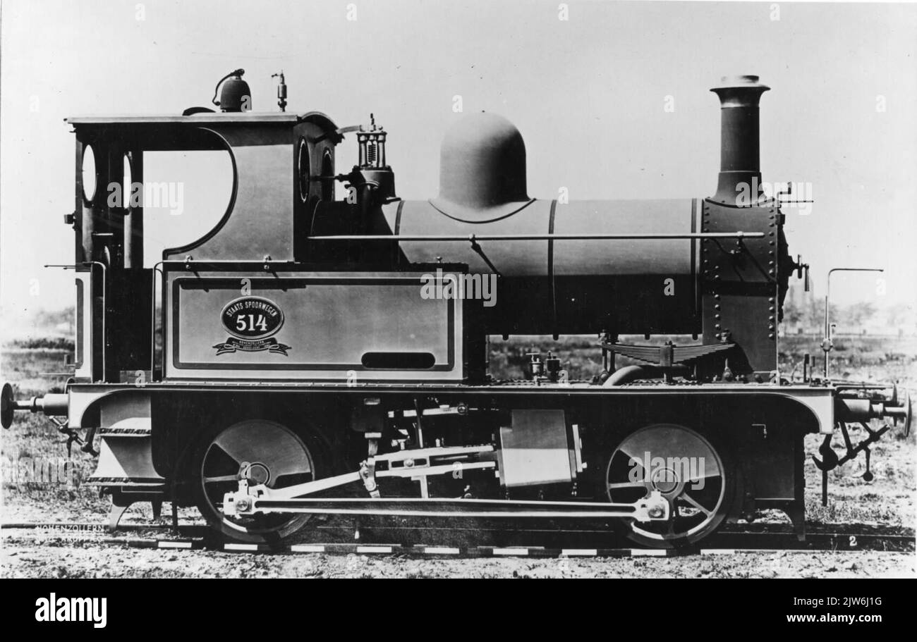 Image of the steam locomotive No. 514 from the series 500-516 of the S ...