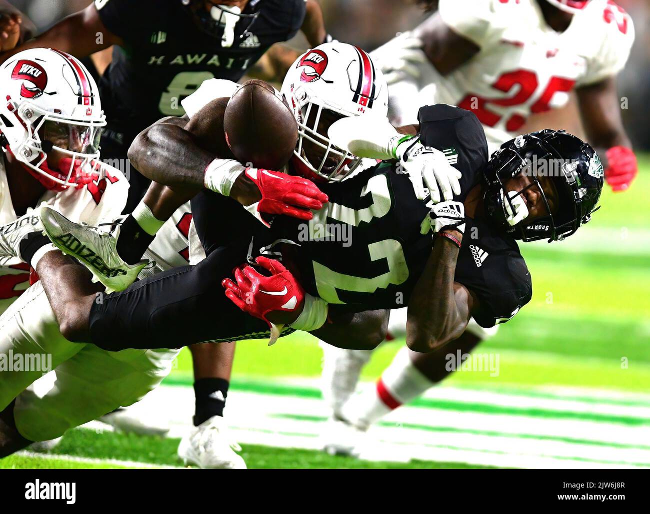Hawaii warriors football hi-res stock photography and images - Alamy