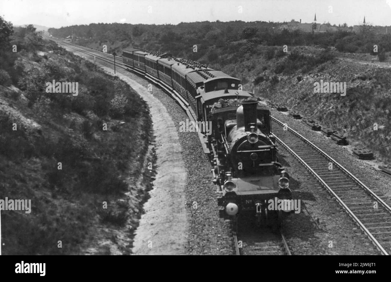 Image of the steam locomotive No.1779 (series 1700/1800) of the N.S ...