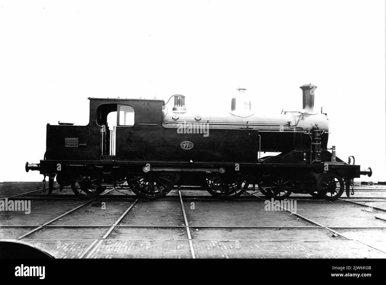 Image of the steam locomotive No. 771 (series 771-776) of the H.S.M ...